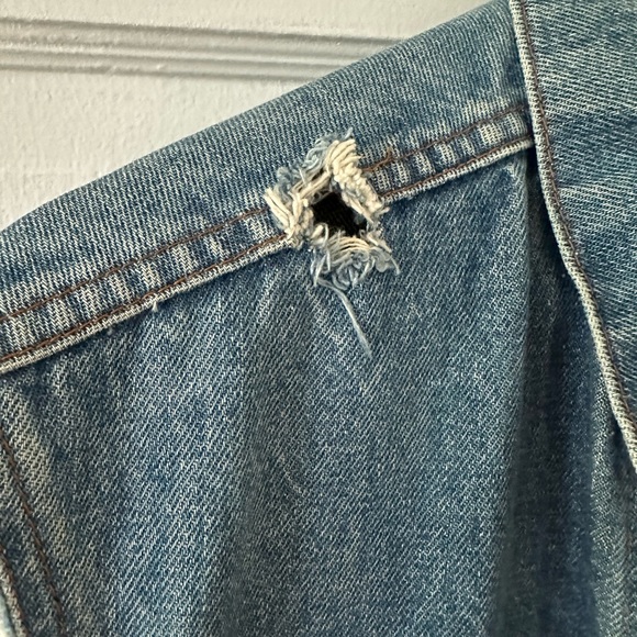 Levi's | Jackets & Coats | Led Zeppelin Denim Battle Vestperfect For ...